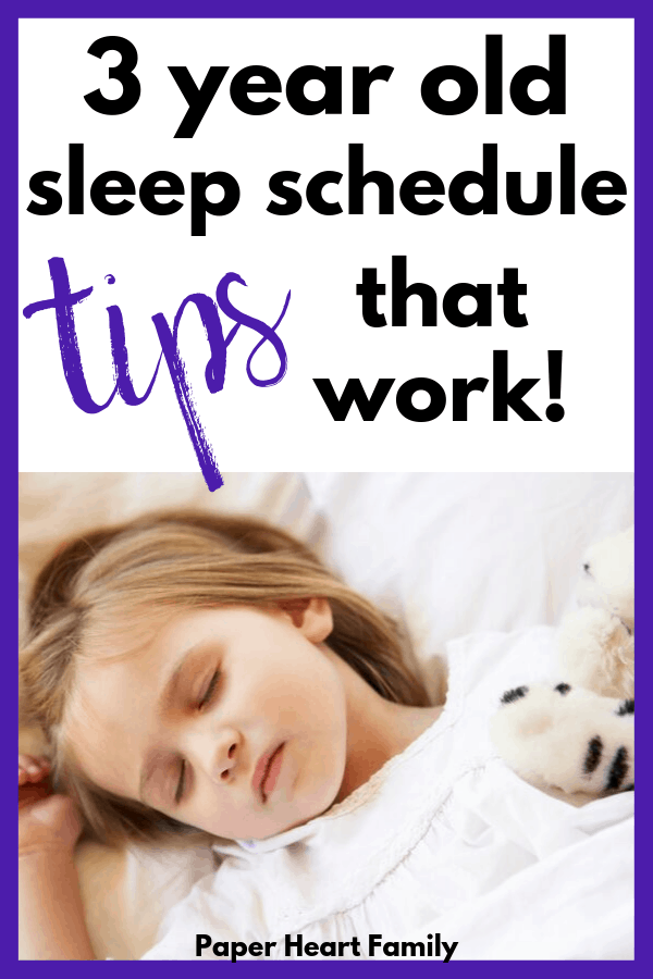 Effective 3 Year Old Sleep Schedule And Bedtime Routine