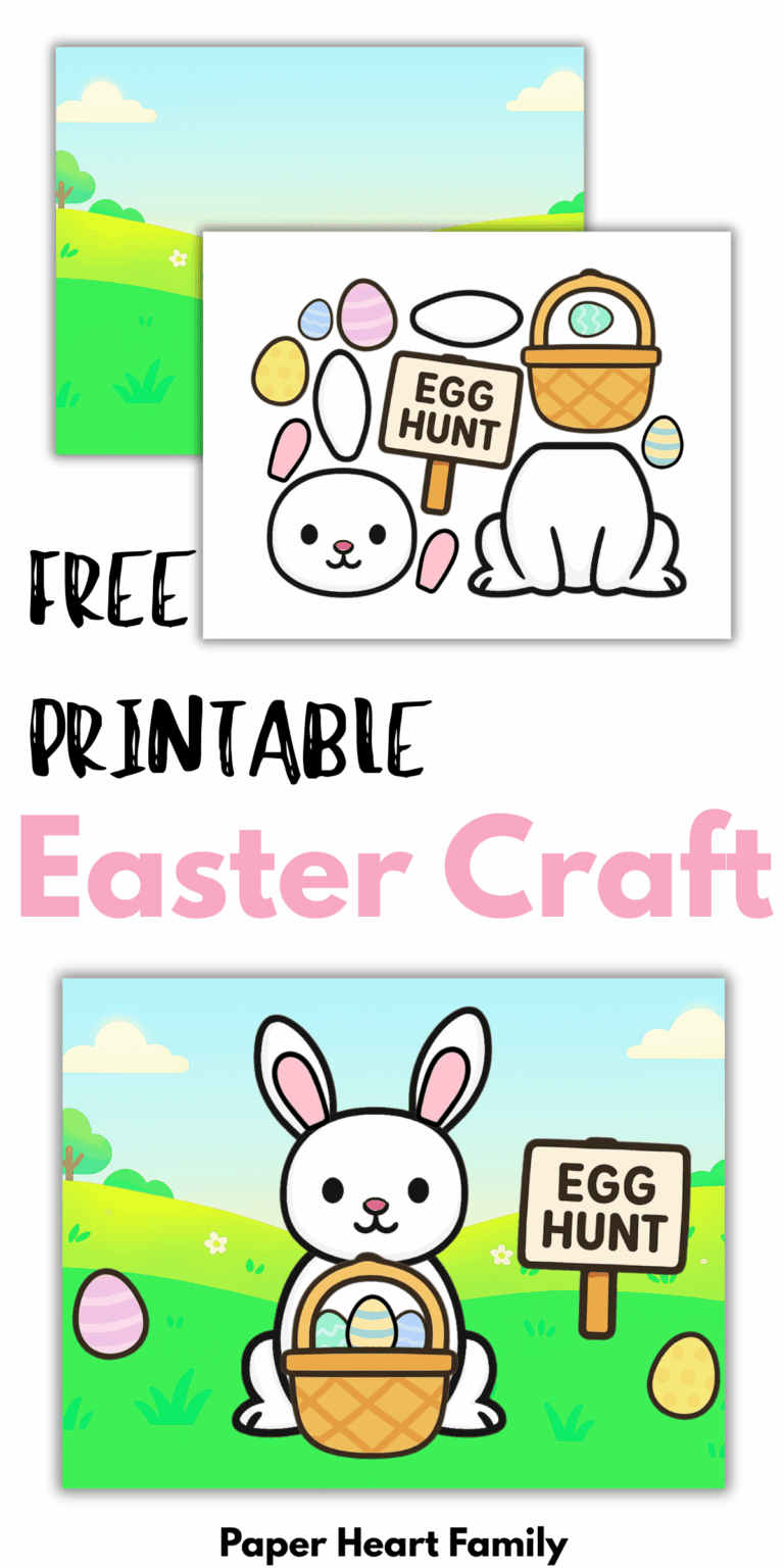 Free Printable Easter Crafts For Kids (Print, Cut, And Paste!)