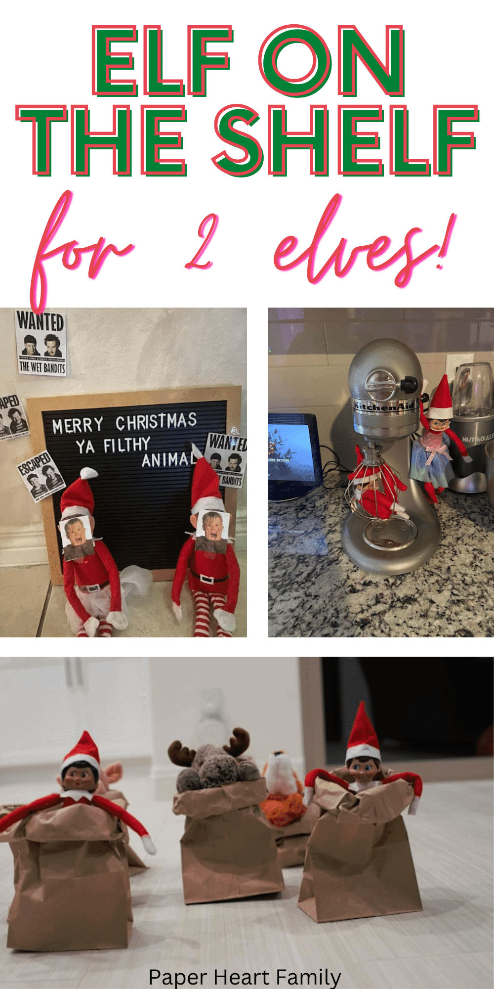18 Inspiring Elf on the Shelf Ideas for 2 Elves