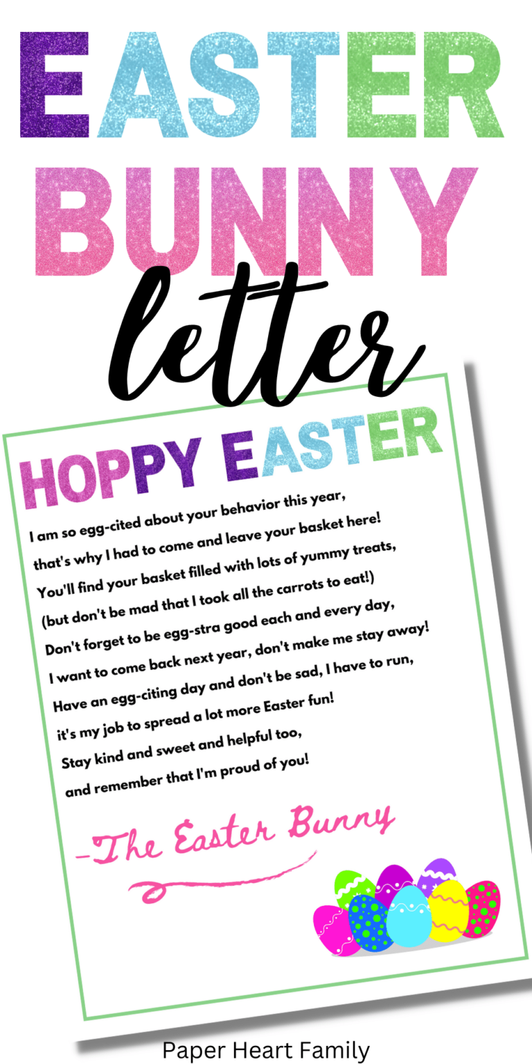 4 Free Printable Easter Bunny Letters