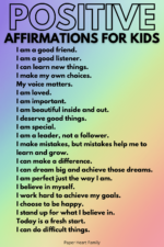 110 Positive Affirmations For Kids (With Printable Cards)