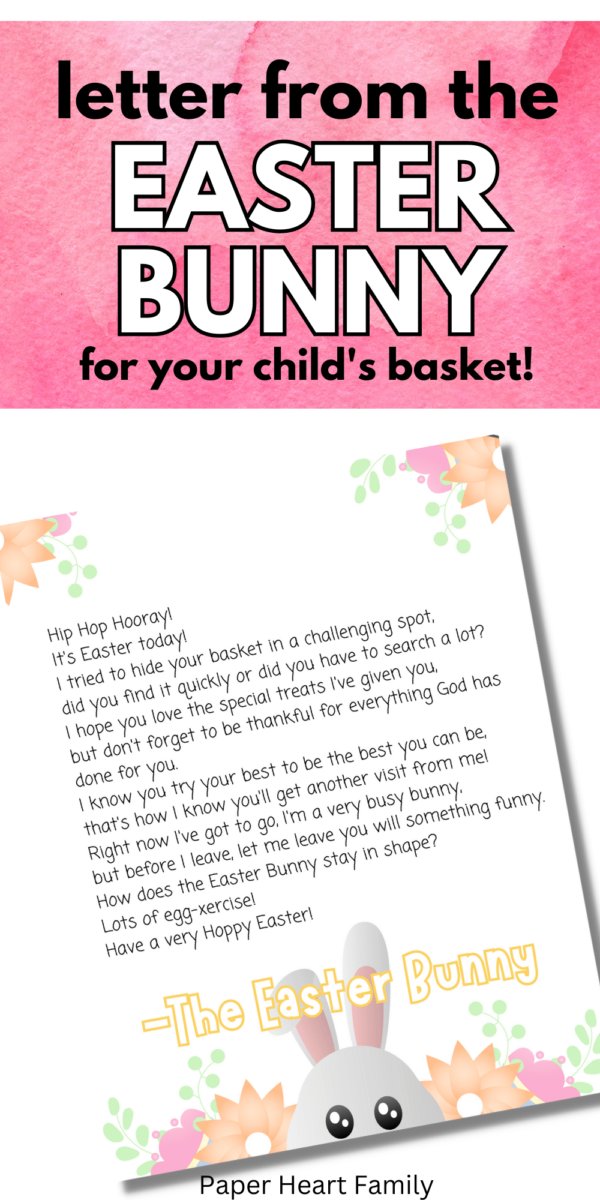 4 Free Printable Easter Bunny Letters
