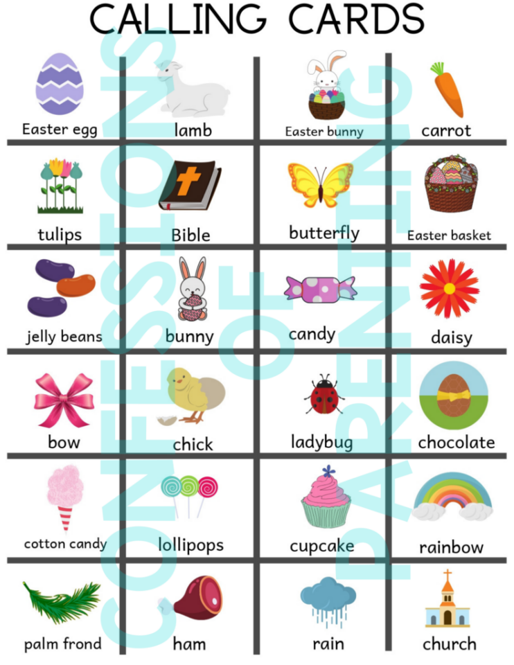 11 Free Printable Easter Games For Kids And Families