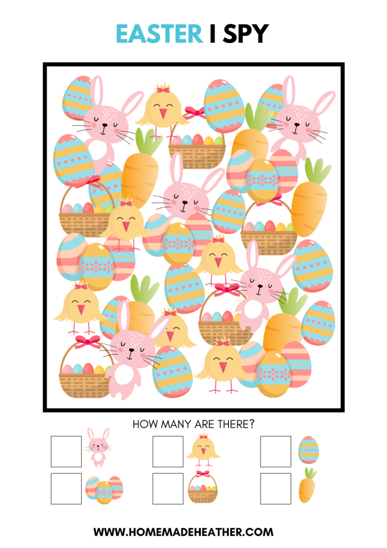 20 Fun, Free Printable Easter Activities For Kids