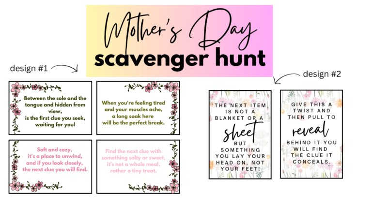 Mother's Day Scavenger Hunt That Your Mom Will Love