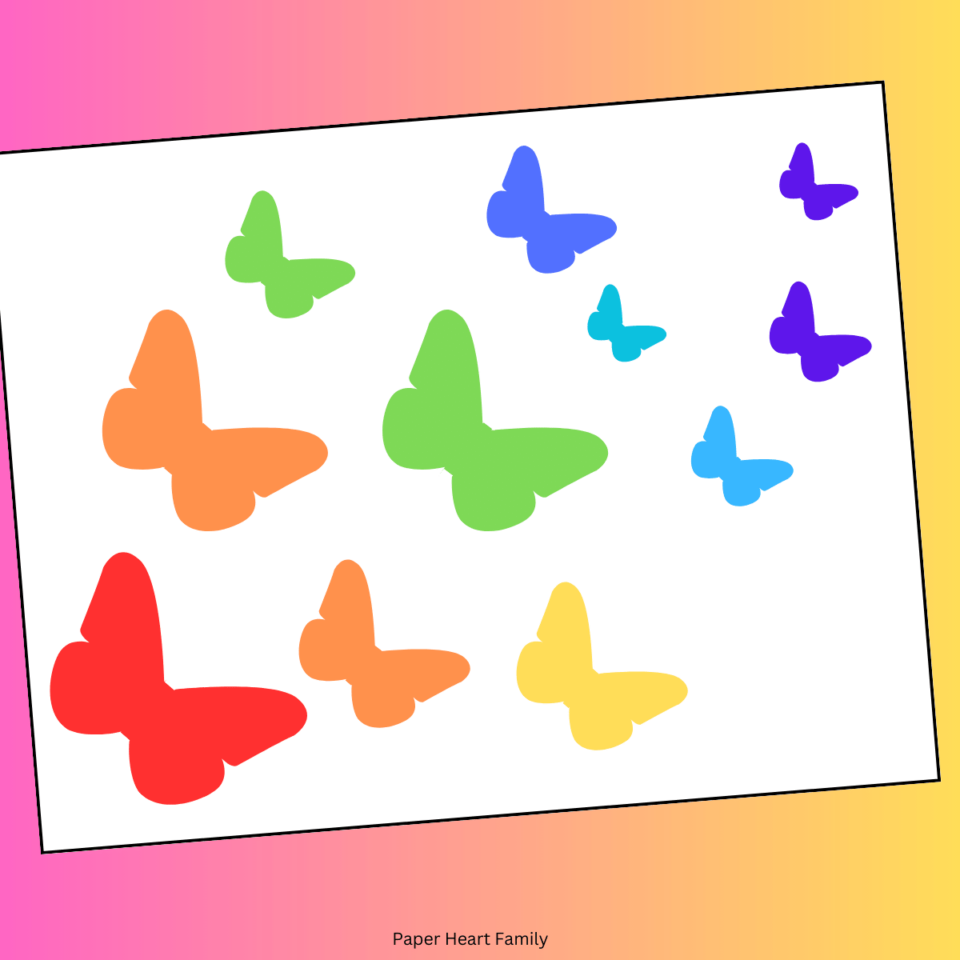 2 Free Printable Butterfly Craft Templates For Kids