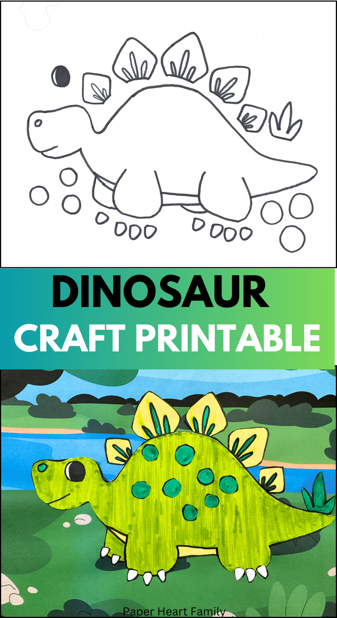 5 Printable Dinosaur Crafts For Some Dino Fun!