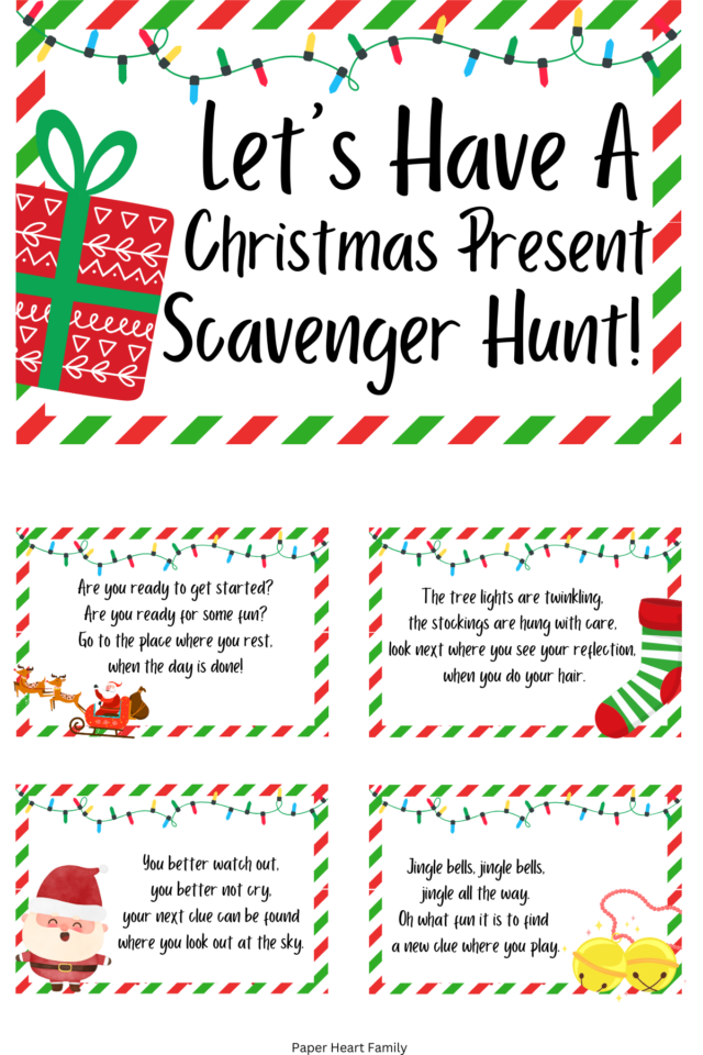 Christmas Present Scavenger Hunt For More Holiday Fun