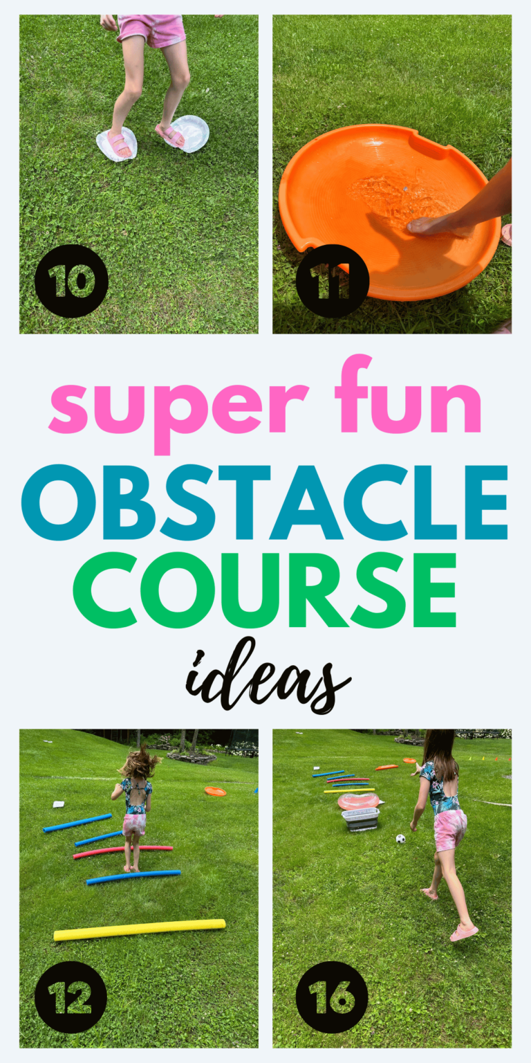 45 Easy Obstacle Course Ideas (Indoor and Outdoor!)