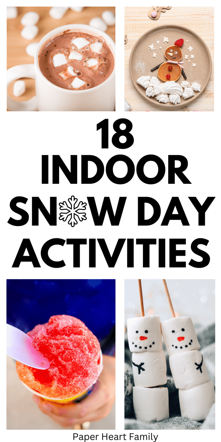 32 Snow Day Activities For Kids: Indoors And Outdoors