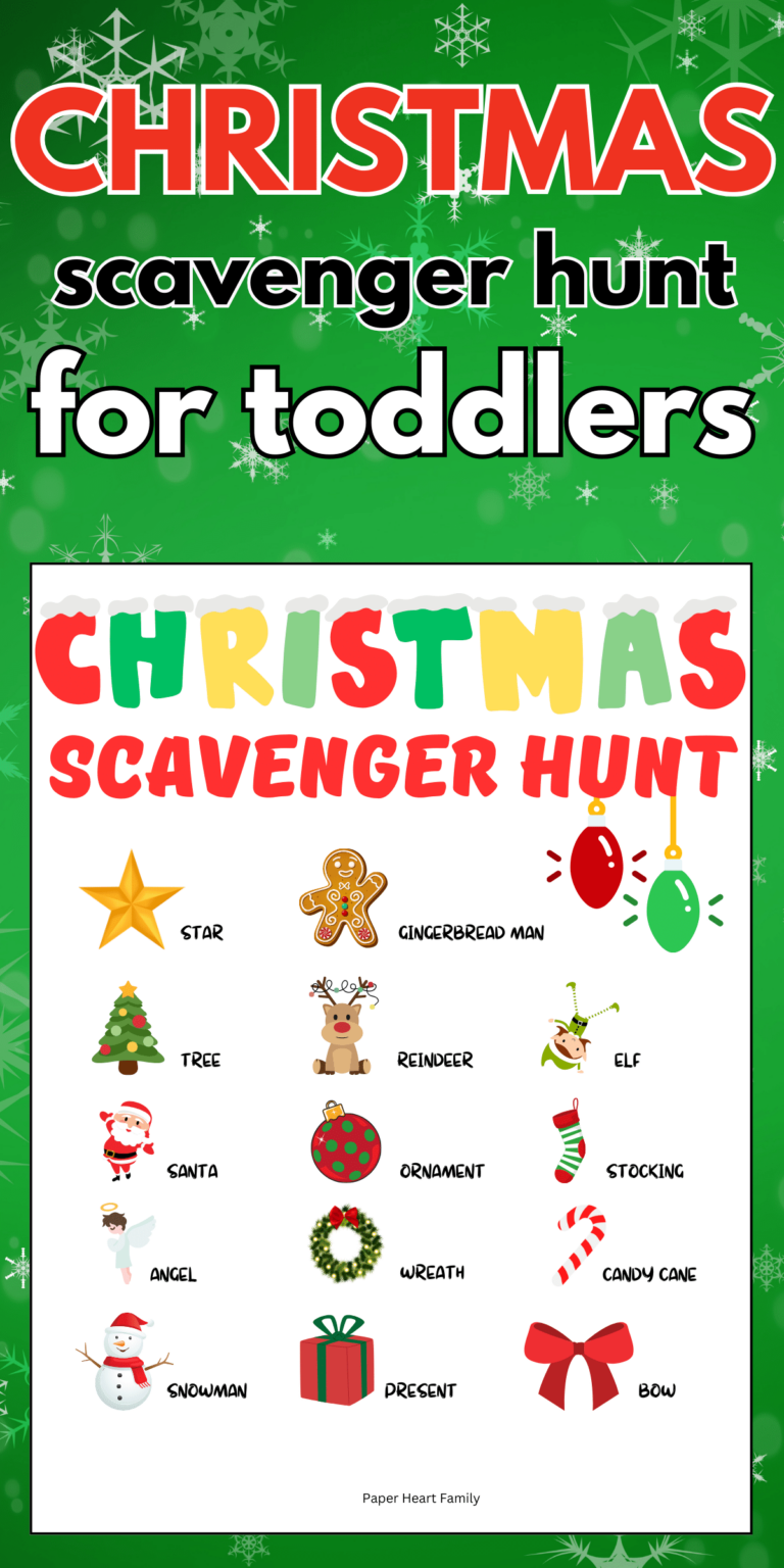 7 Toddler Scavenger Hunt Printables For At Home