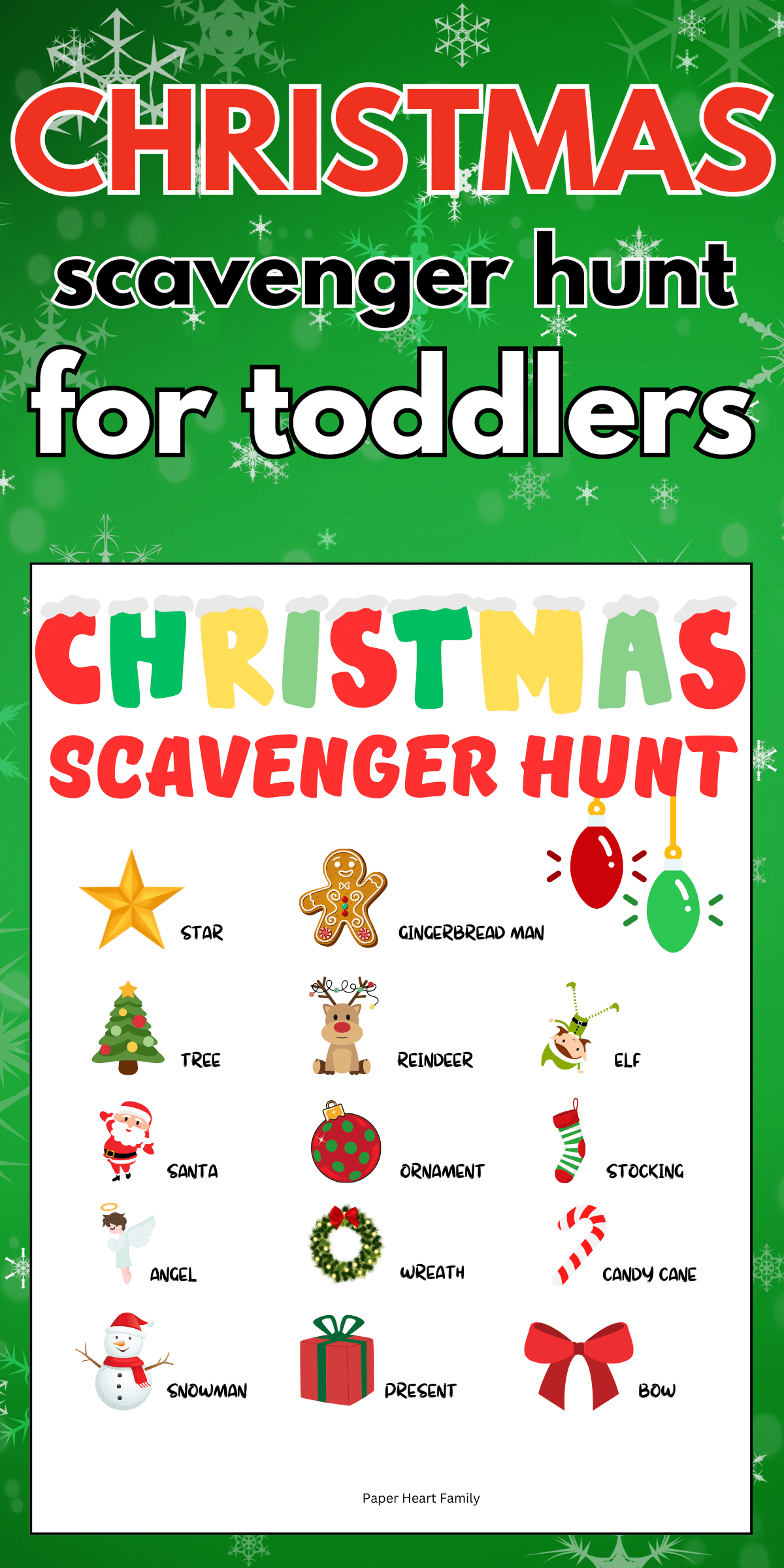 7 Toddler Scavenger Hunt Printables For At Home