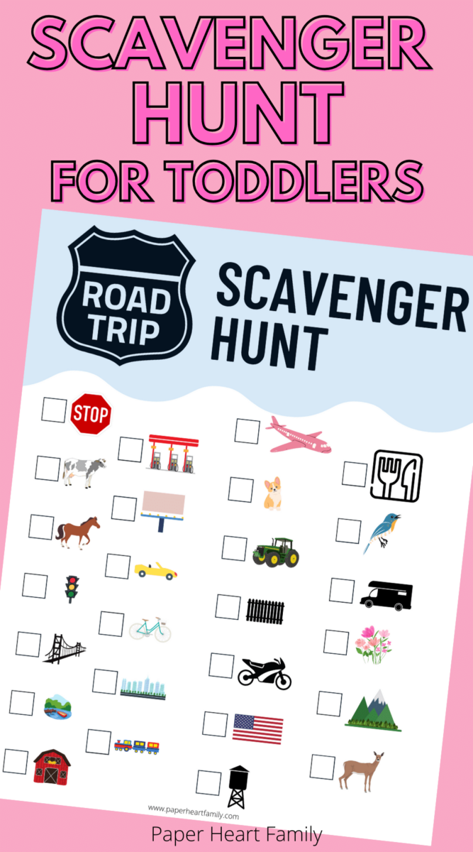 7 Toddler Scavenger Hunt Printables For At Home