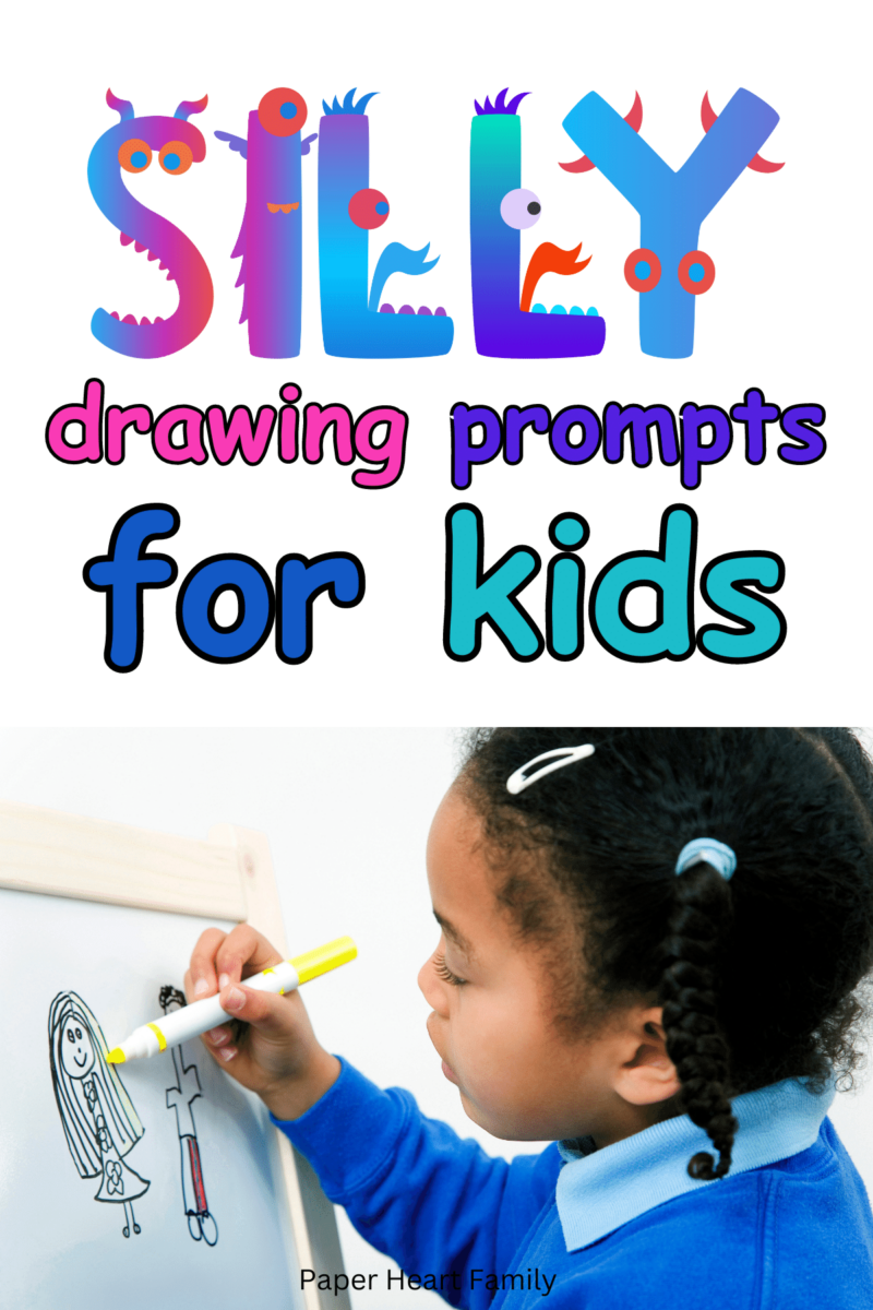 90 Silly Drawing Prompts + Drawing Prompt Generator