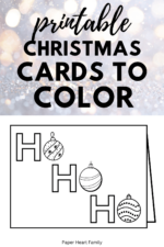 7 Festive Printable Christmas Cards To Color For Kids