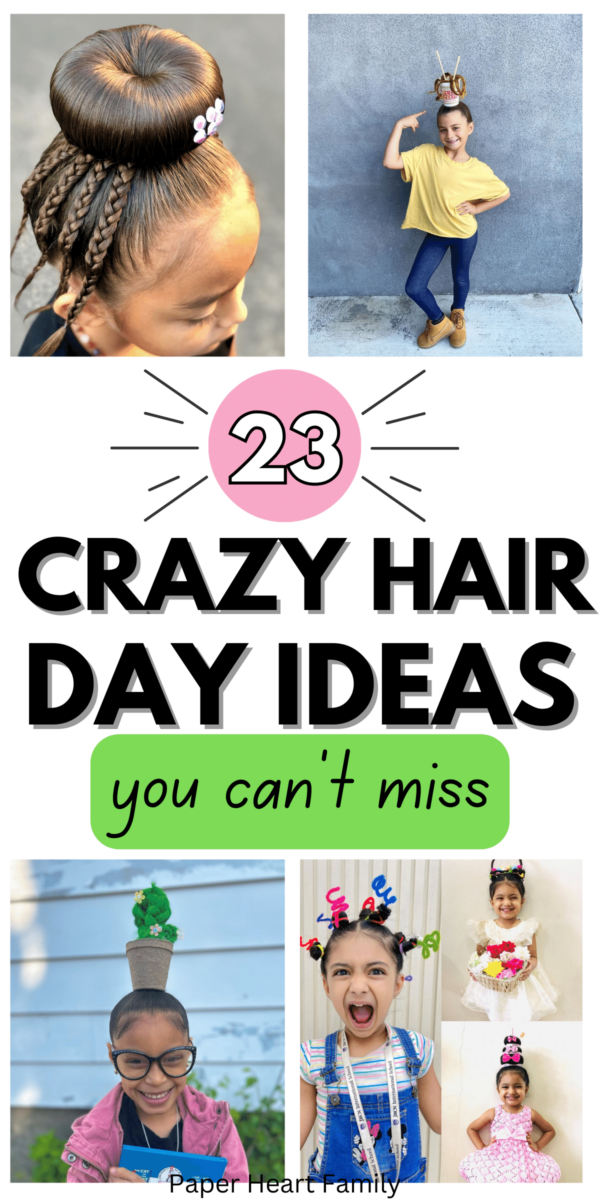 23 BEST Crazy Hair Day Ideas For Girls And Boys