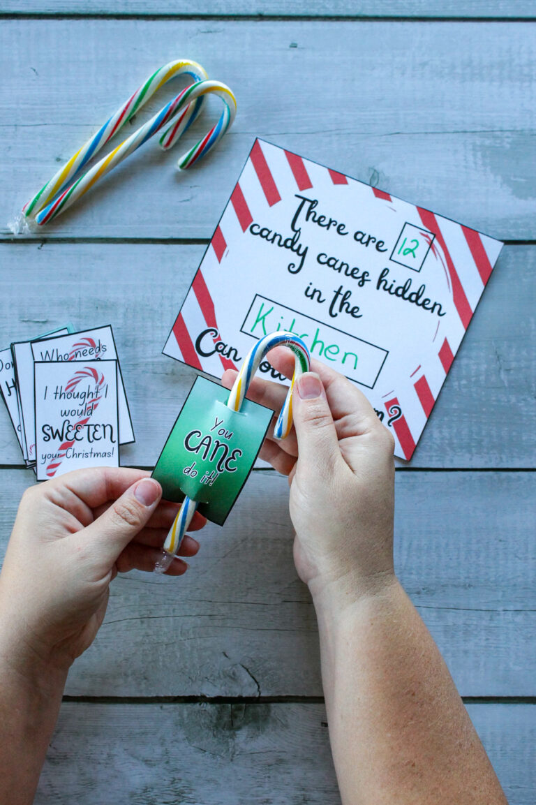 Elf On The Shelf Candy Cane Hunt Printable Game