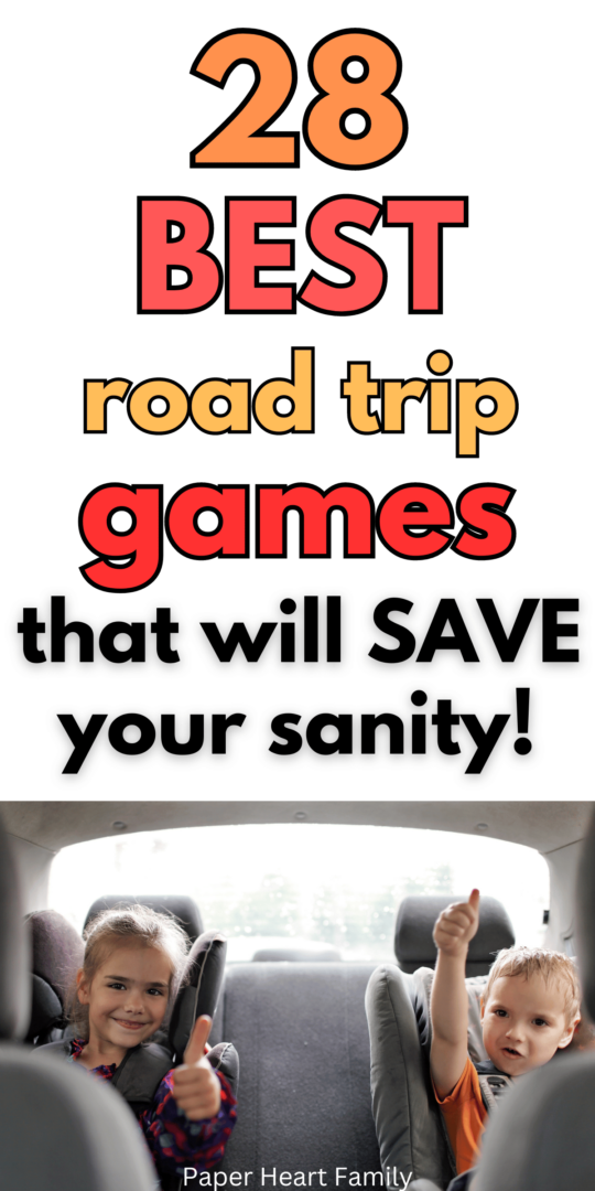 28 Fun Car Road Trip Games For Kids And Families