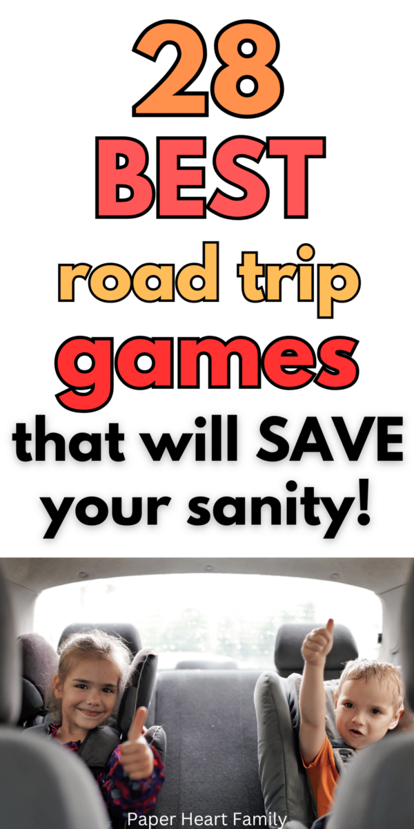 28 Fun Car Road Trip Games For Kids And Families