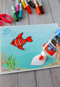 Free Printable Fish Craft For Kids To Make With Paper
