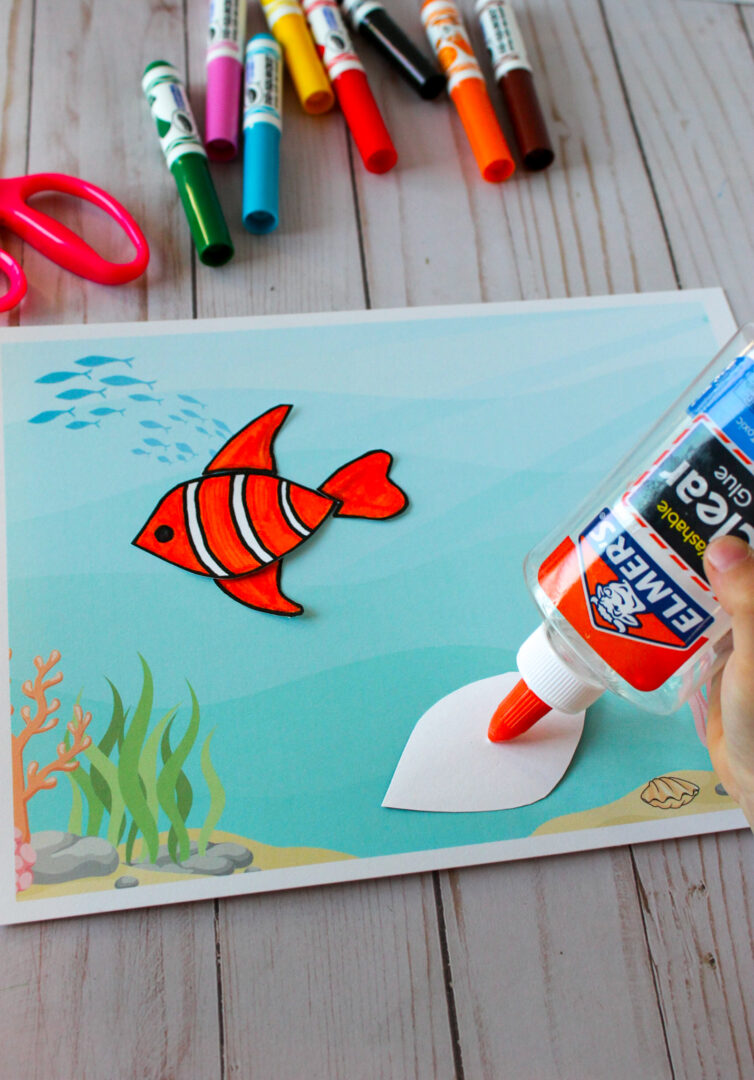 Free Printable Fish Craft For Kids To Make With Paper