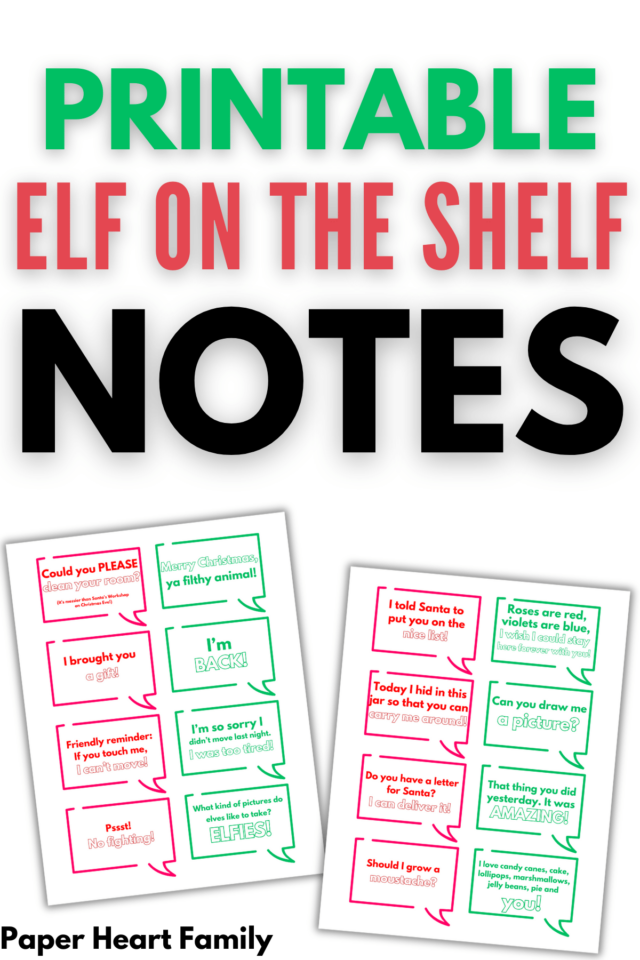 24 Free Printable Elf On The Shelf Notes Kids Love