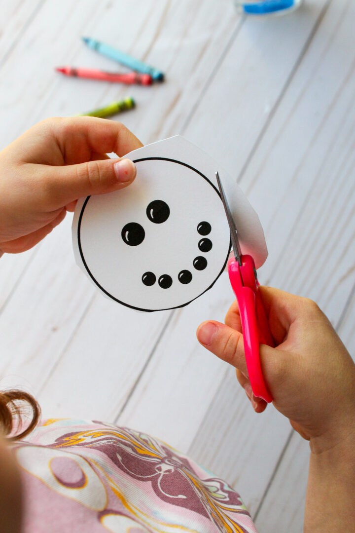 Adorable Build A Snowman Craft Printable For Kids