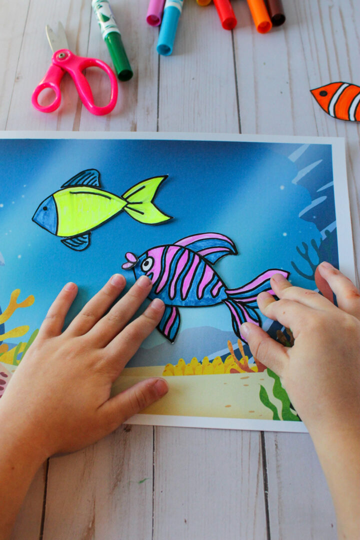 Free Printable Fish Craft For Kids To Make With Paper