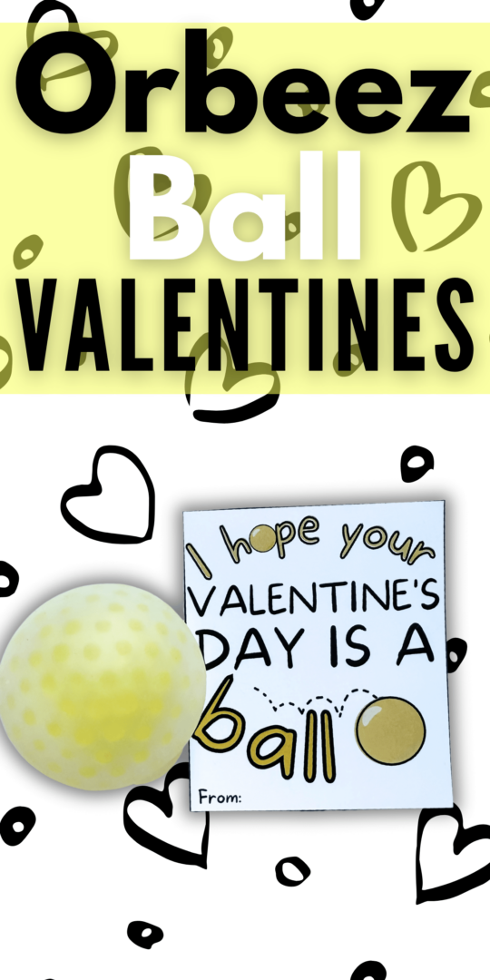 Free Printable Stress Ball Valentines