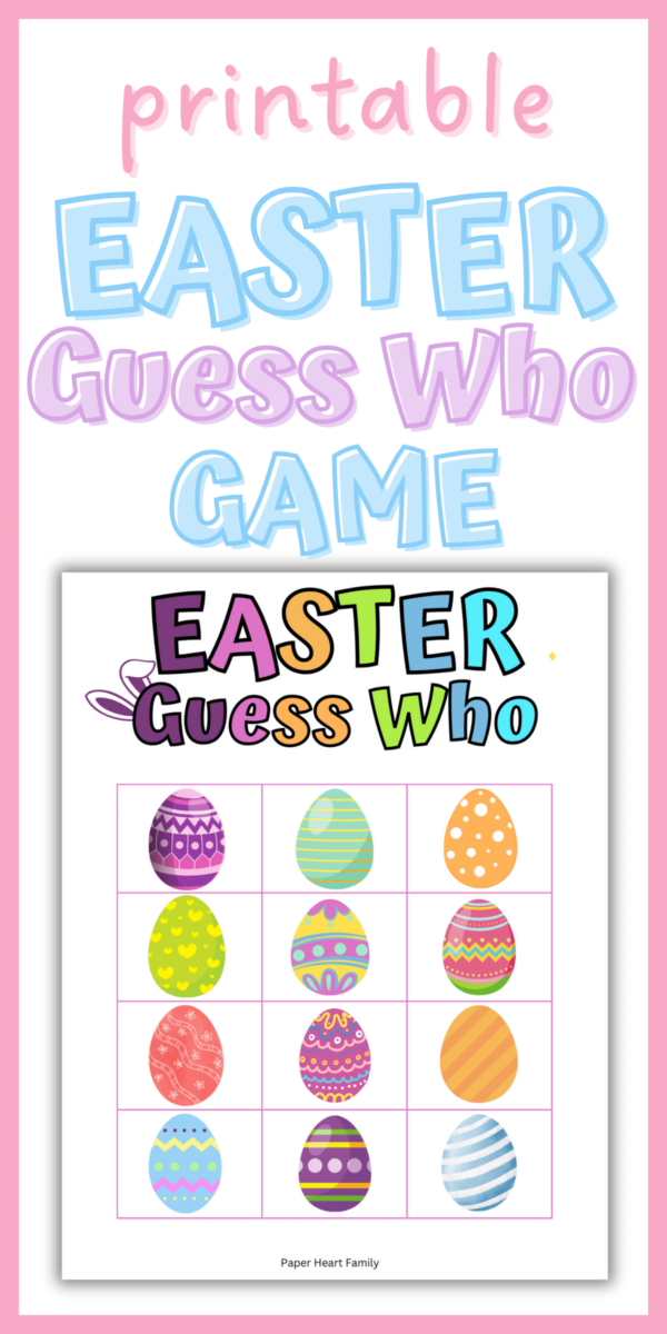 Fun Printable Easter Guess Who Game