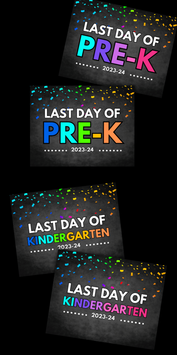 Free Printable Last Day Of School Signs (With Editable Option!)