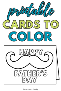 Free Printable Father's Day Cards To Color