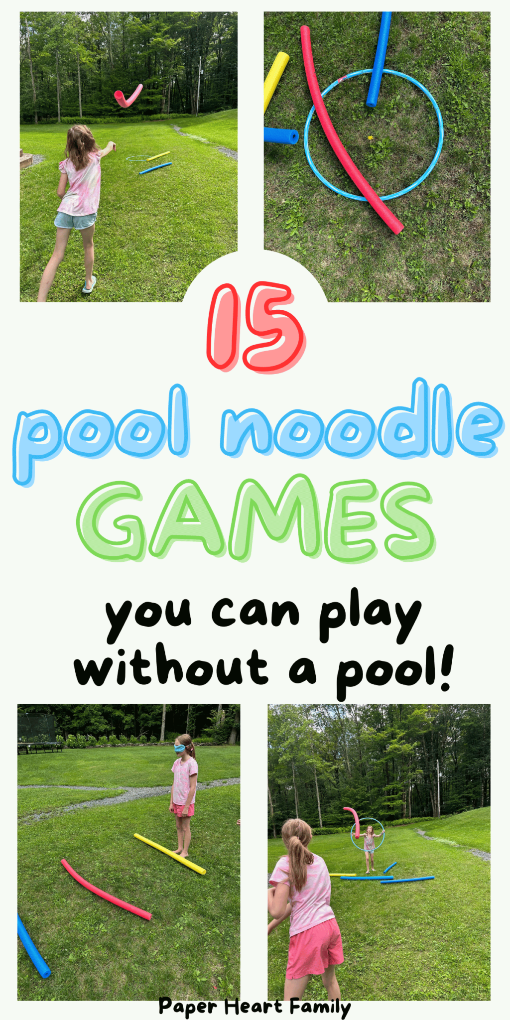 15 Easy And Fun Pool Noodle Games For Kids