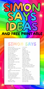 70 Fun Simon Says Ideas For Active Play