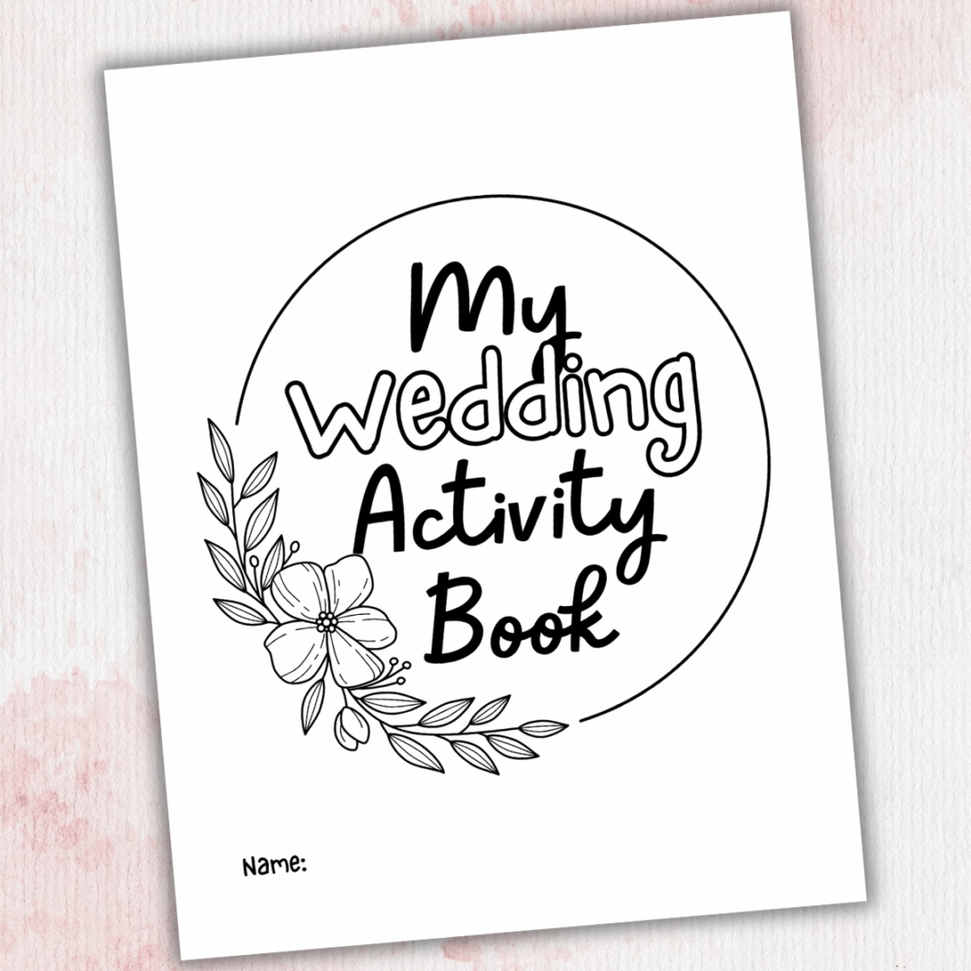 FREE Printable Wedding Activity Book For Kids