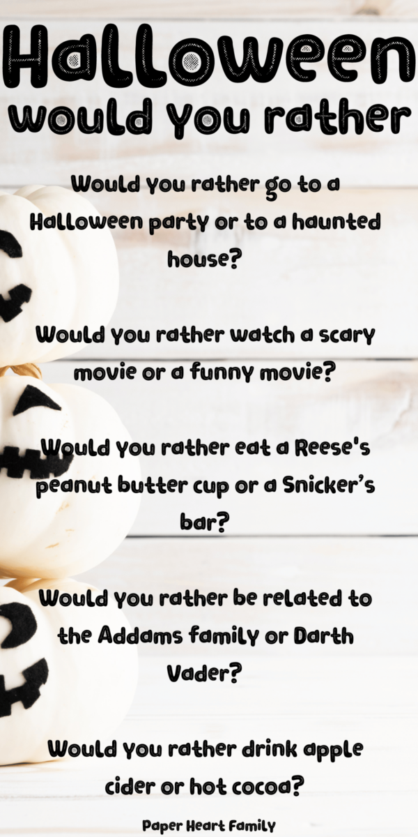 70 Spooky Would You Rather Questions For Halloween