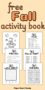Free Printable Fall Activity Book For Kids