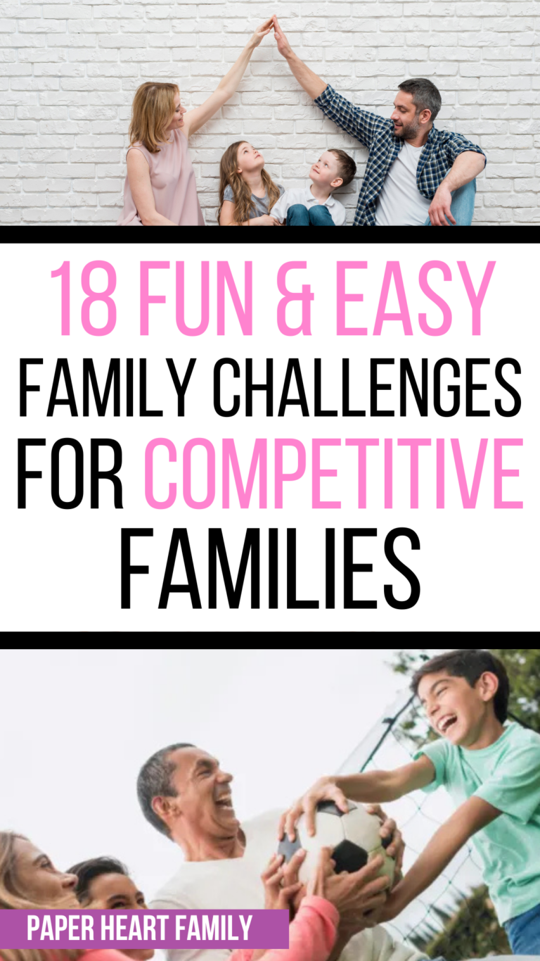 18 Family Challenges For Competitive Family Fun
